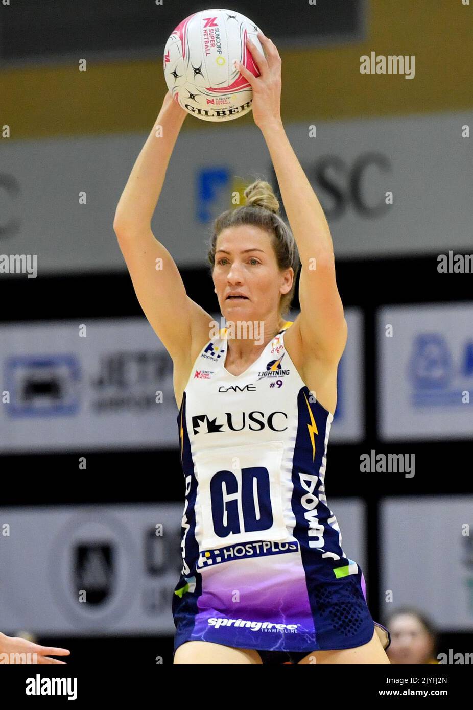 Karla Pretorius of the Lightning in action during the Round 3 Super ...