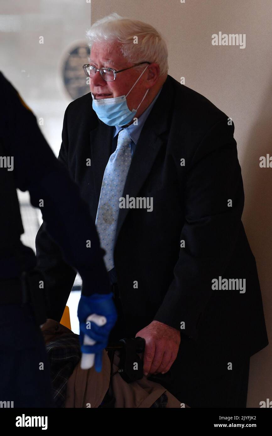 Retired Christian Brother Peter Nicholas Lennox arrives at Downing ...