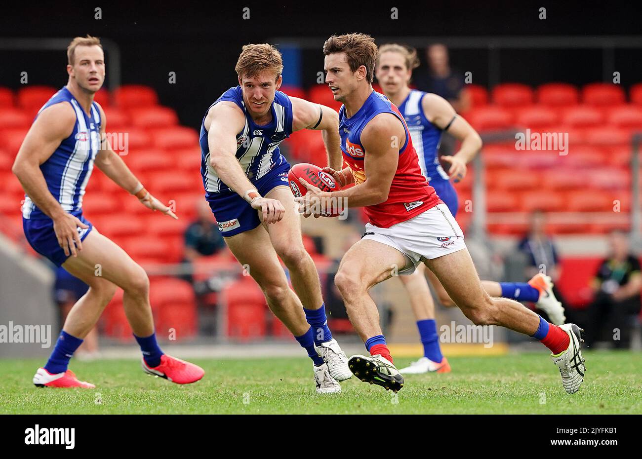 Jarryd Lyons of the Lions during the Round 12 AFL match between the ...