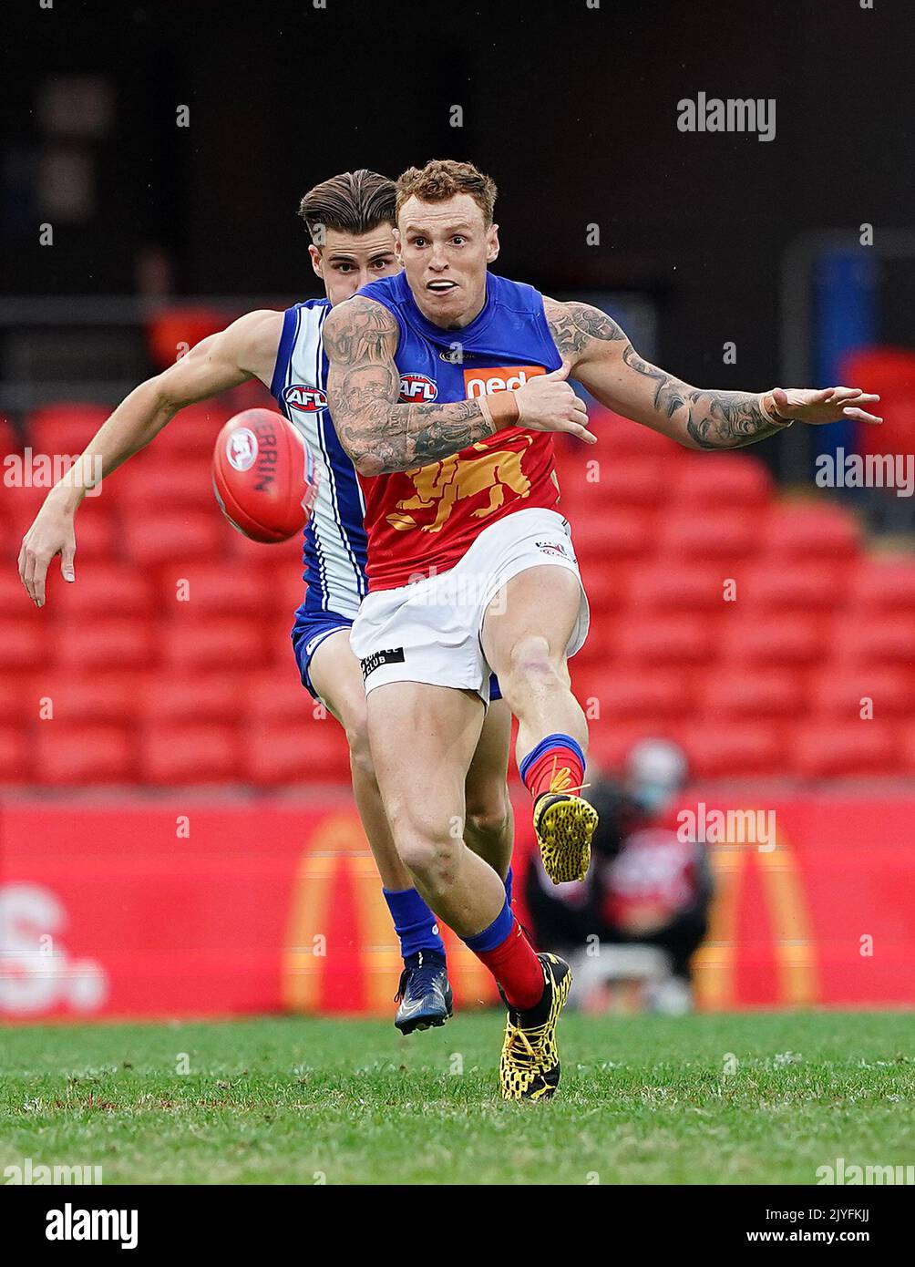 Mitch Robinson of the Lions during the Round 12 AFL match between the ...
