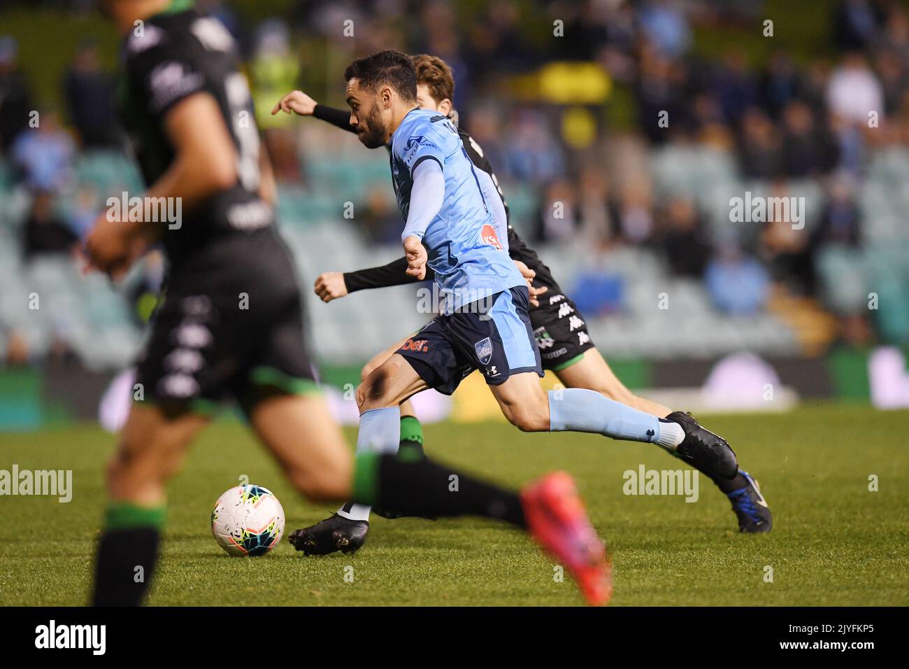 Anthony Caceres of Sydney FC during the Round 26 A-League match between ...