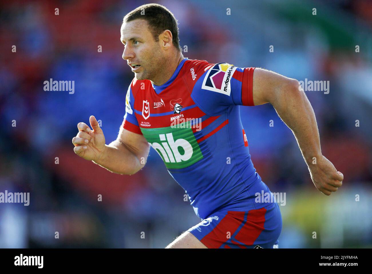 Blake Green of the Knights during the Round 14 NRL match between the ...
