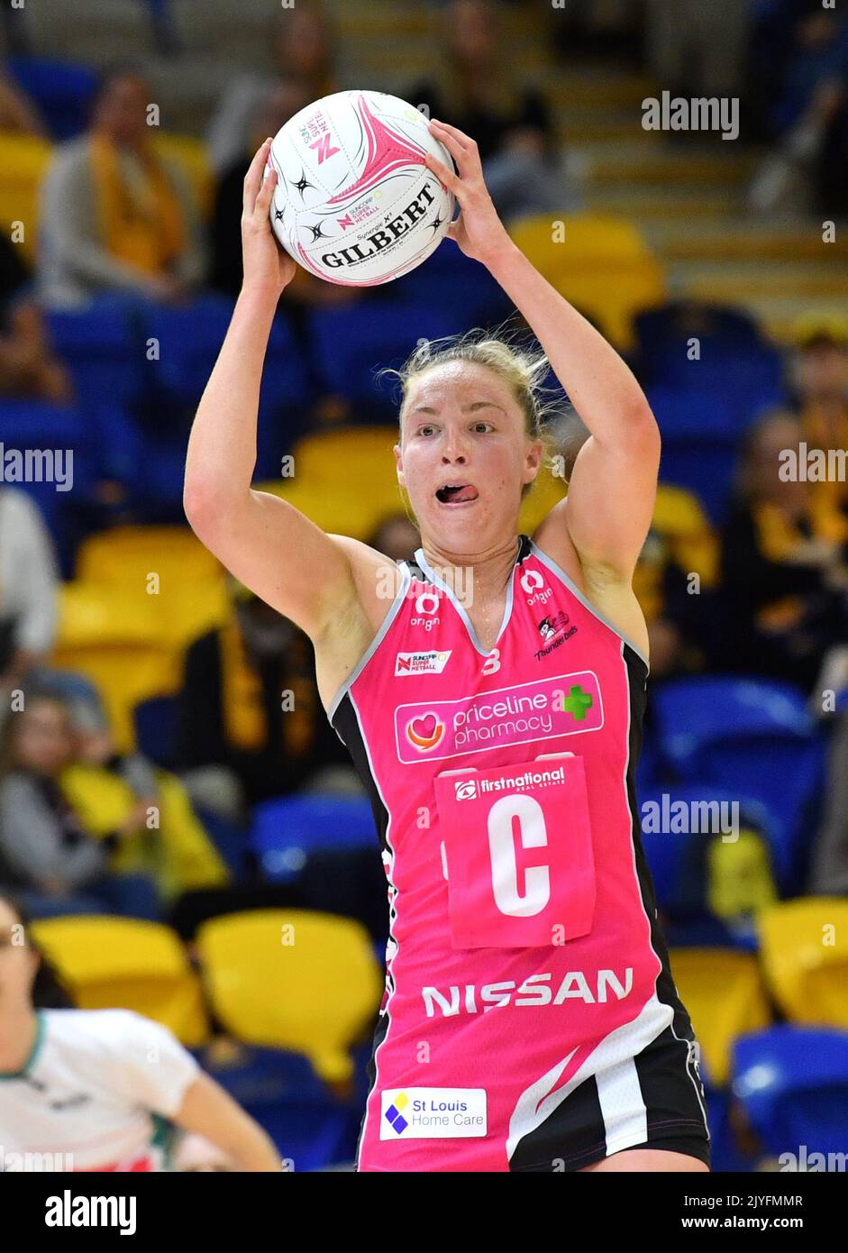 Hannah Petty of the Thunderbirds in action during the Round 4 Super ...