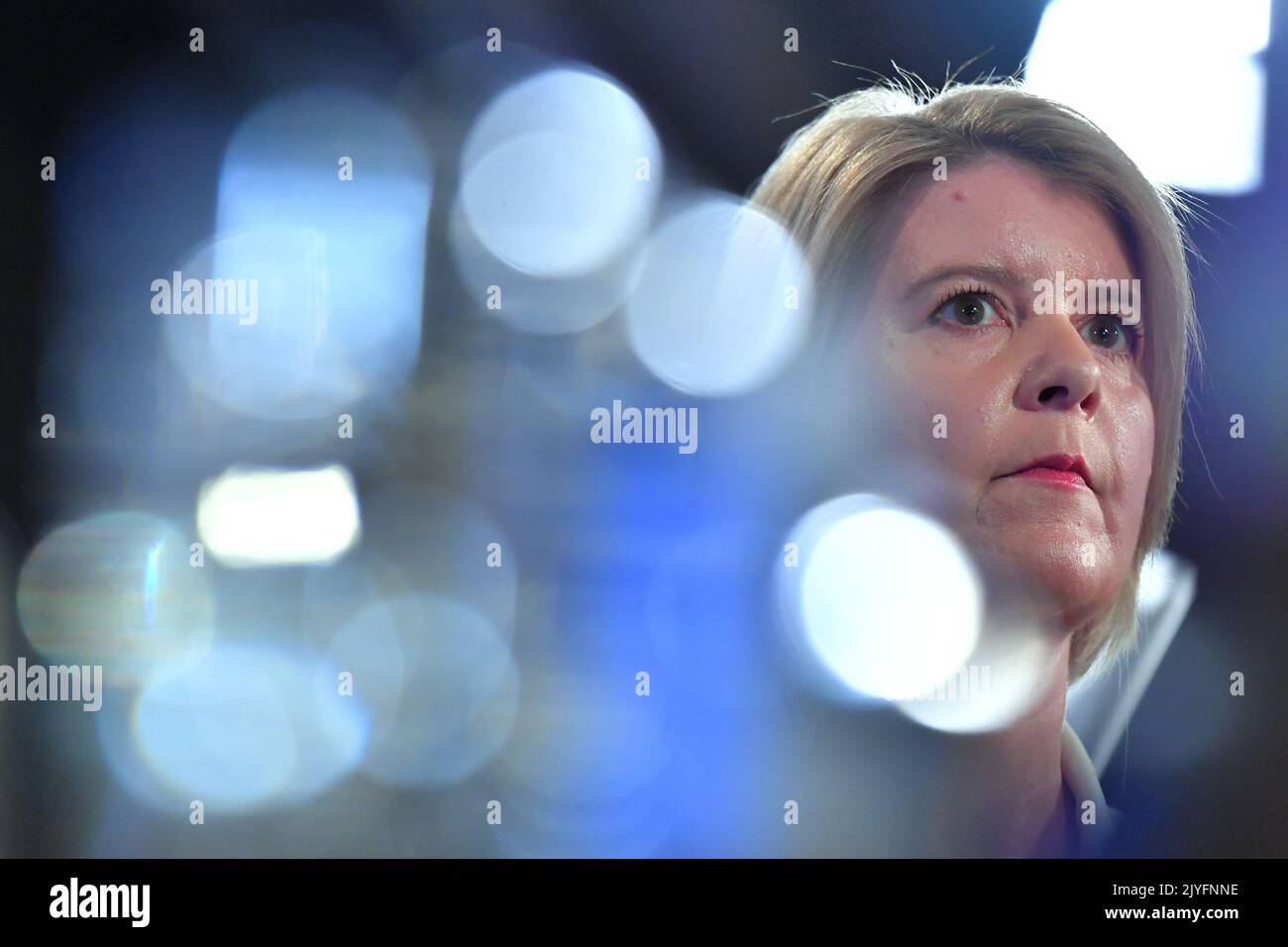 Our Watch Chair Natasha Stott Despoja addresses the National Press Club ...