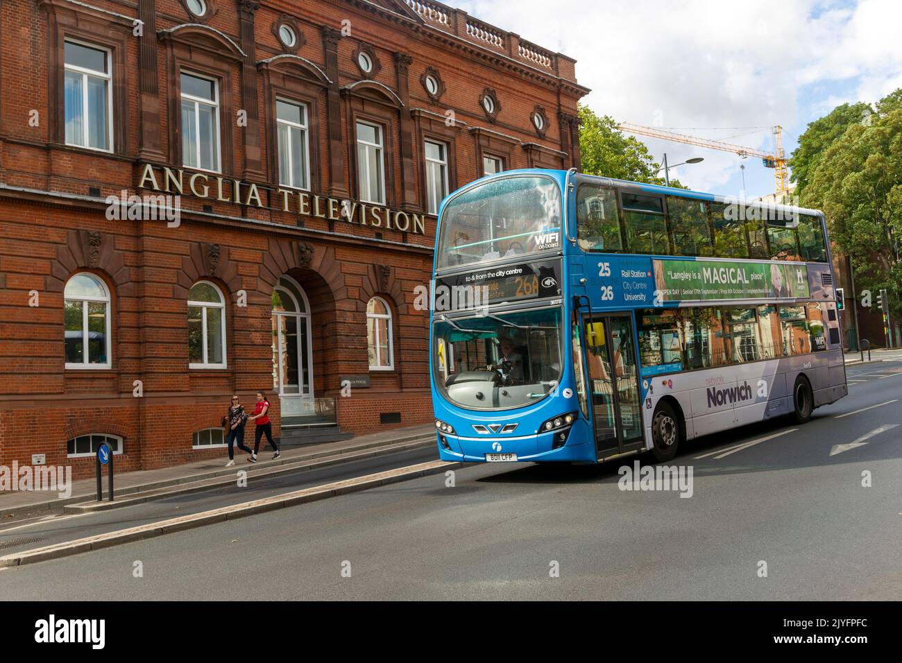 ITV Anglia Television building, Anglia House, Norwich, Norfolk, England ...