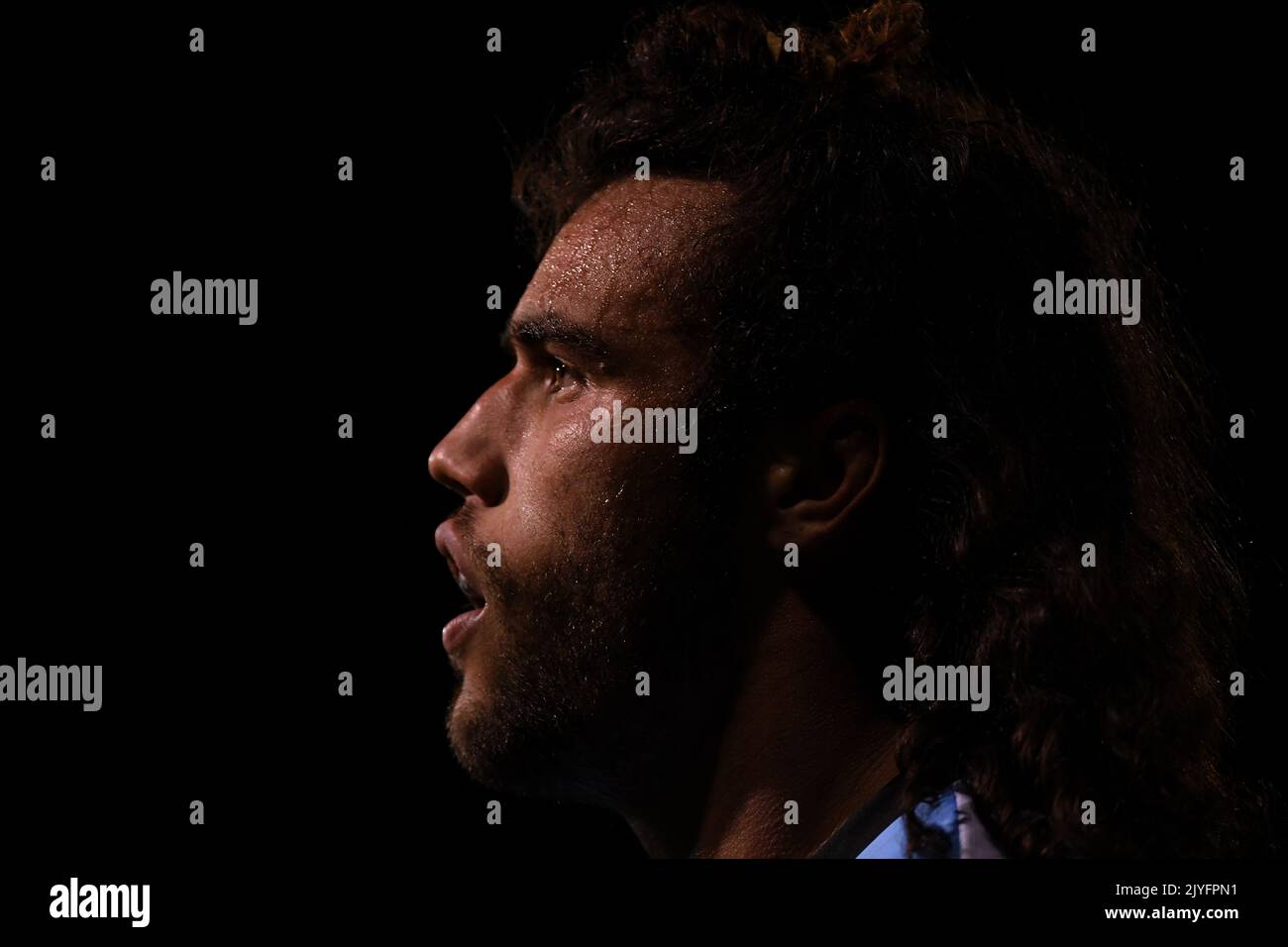 Toby Rudolf of the Sharks during the Round 15 NRL match between the ...