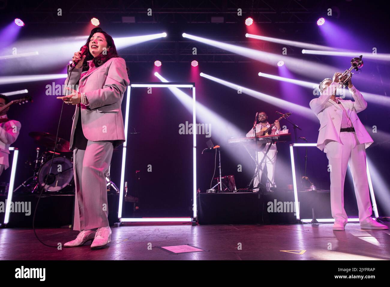 Barcelona, Spain. 2022.09.06. Mon Laferte singer perform on stage at ...