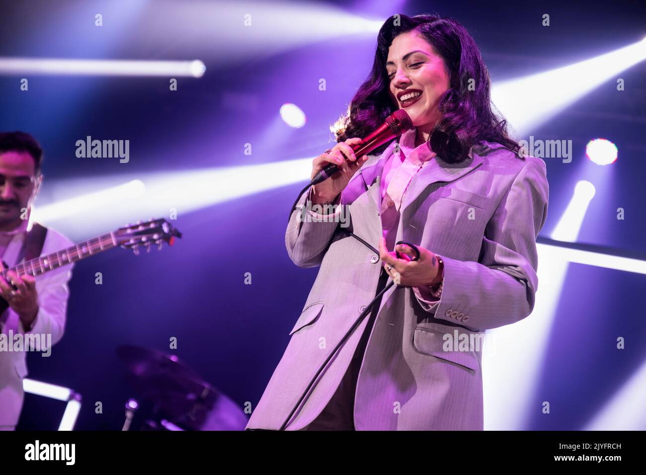 Barcelona, Spain. 2022.09.06. Mon Laferte singer perform on stage at ...