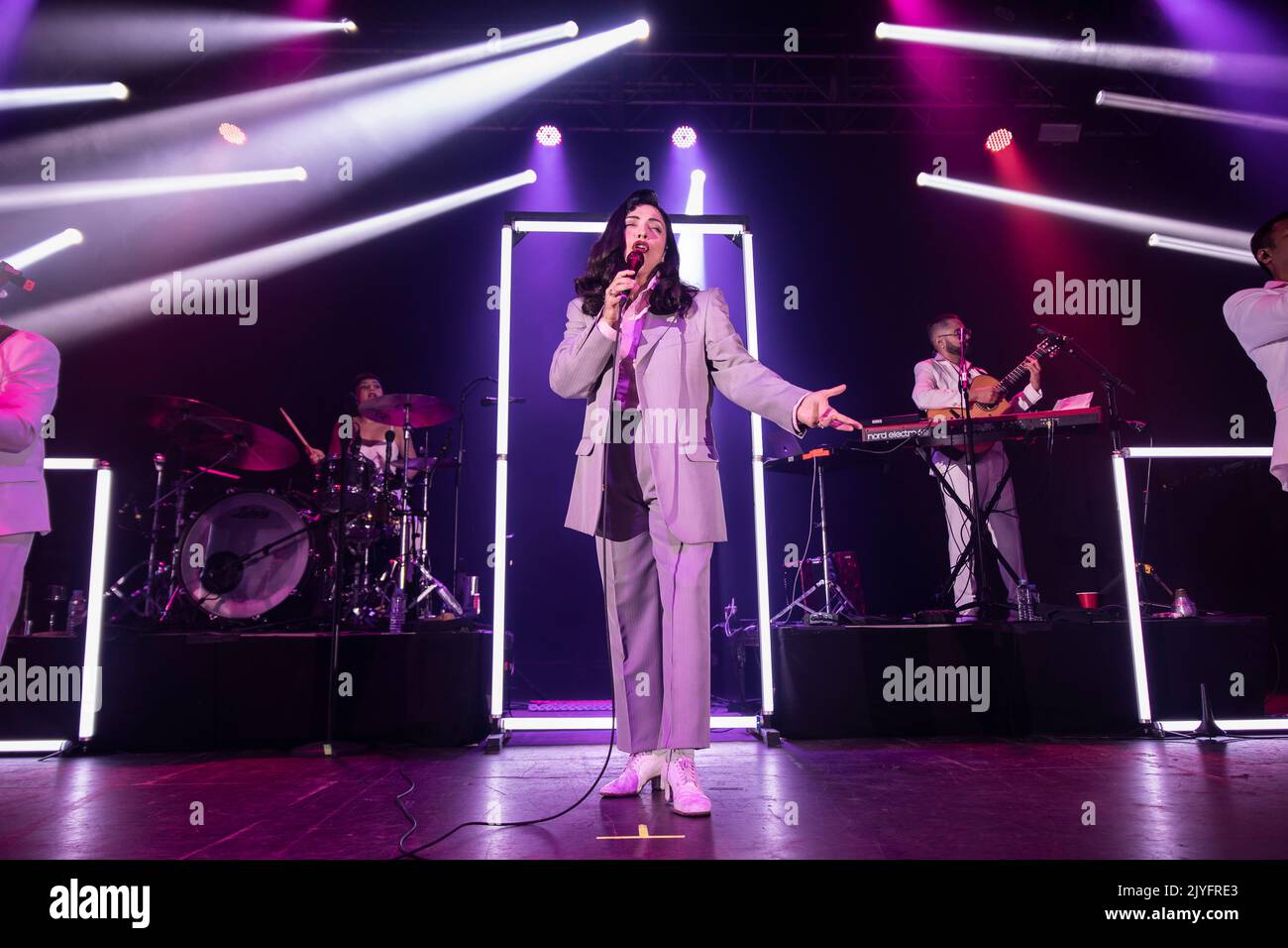 Barcelona, Spain. 2022.09.06. Mon Laferte singer perform on stage at ...