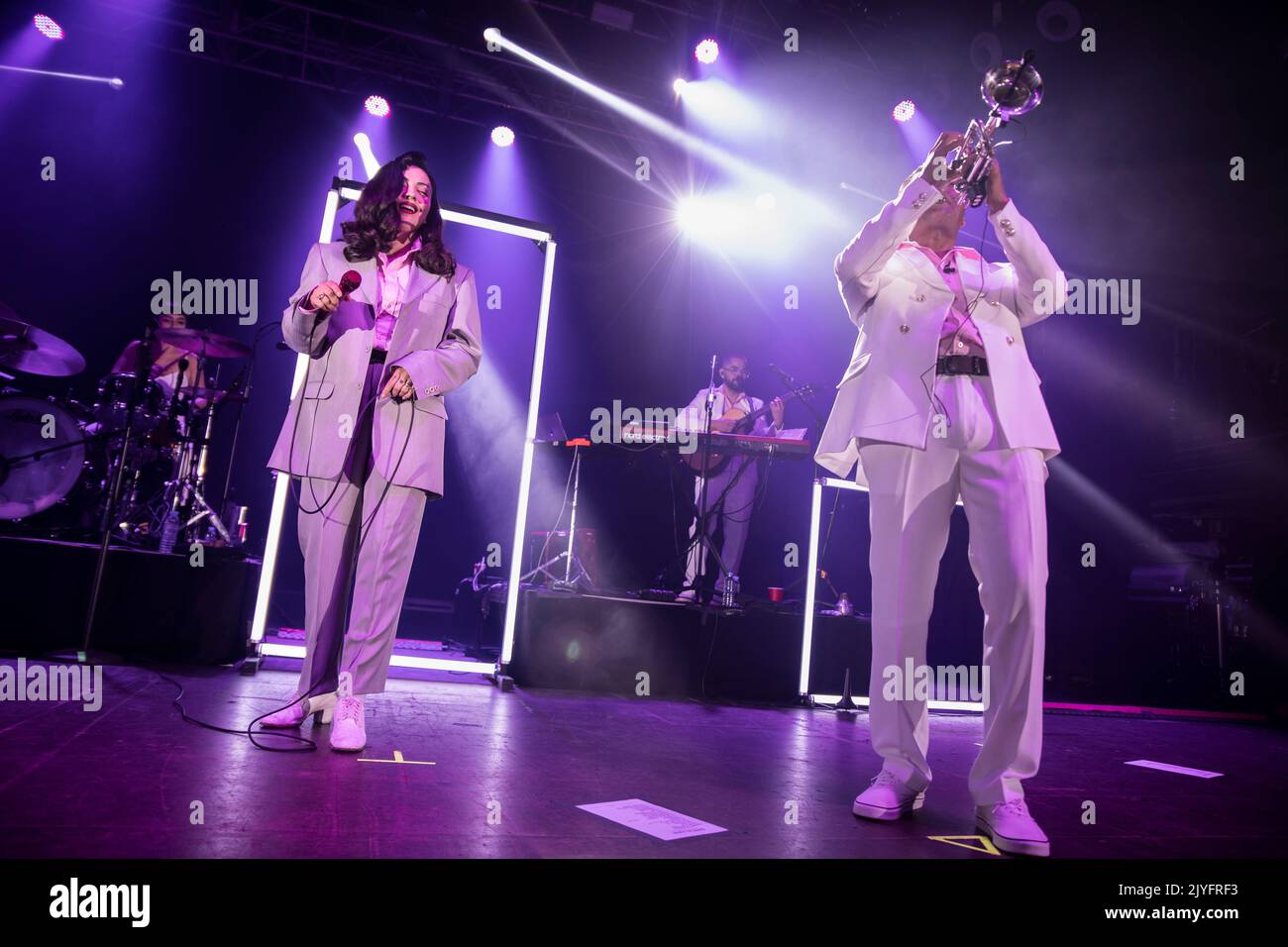 Barcelona, Spain. 2022.09.06. Mon Laferte singer perform on stage at ...