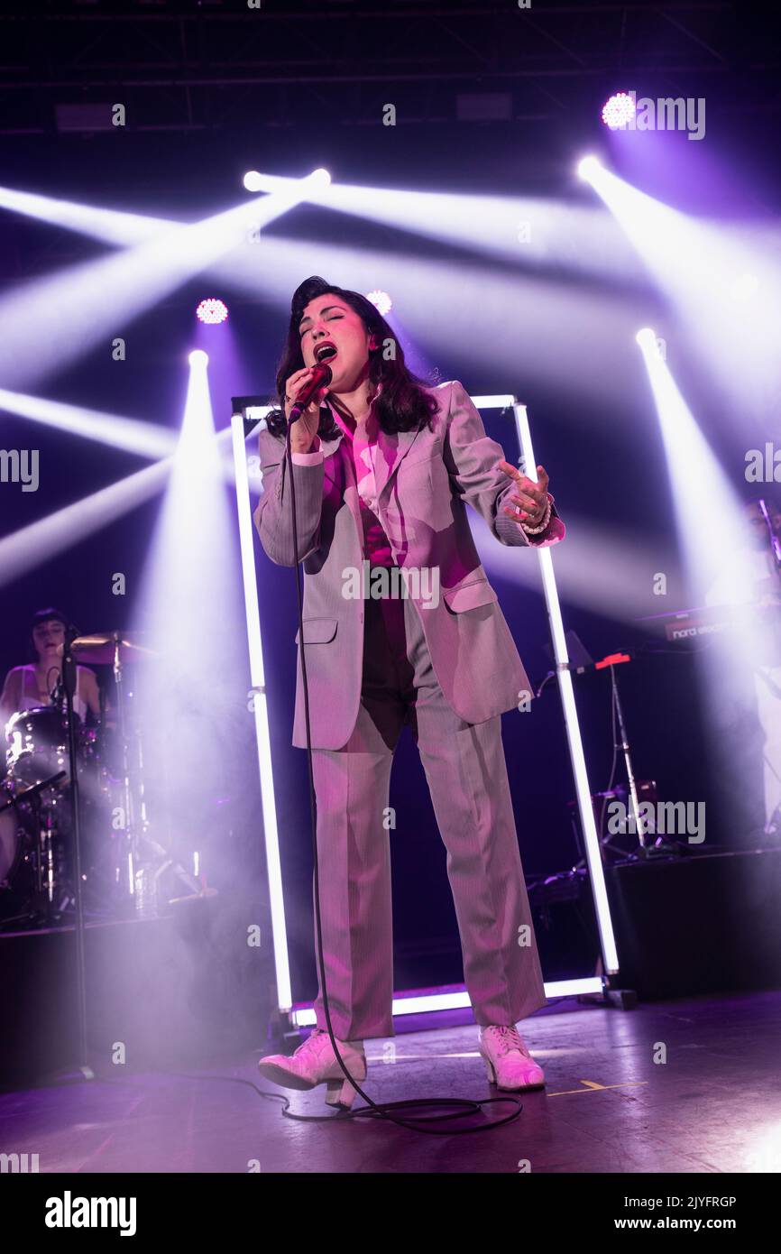 Barcelona, Spain. 2022.09.06. Mon Laferte singer perform on stage at ...