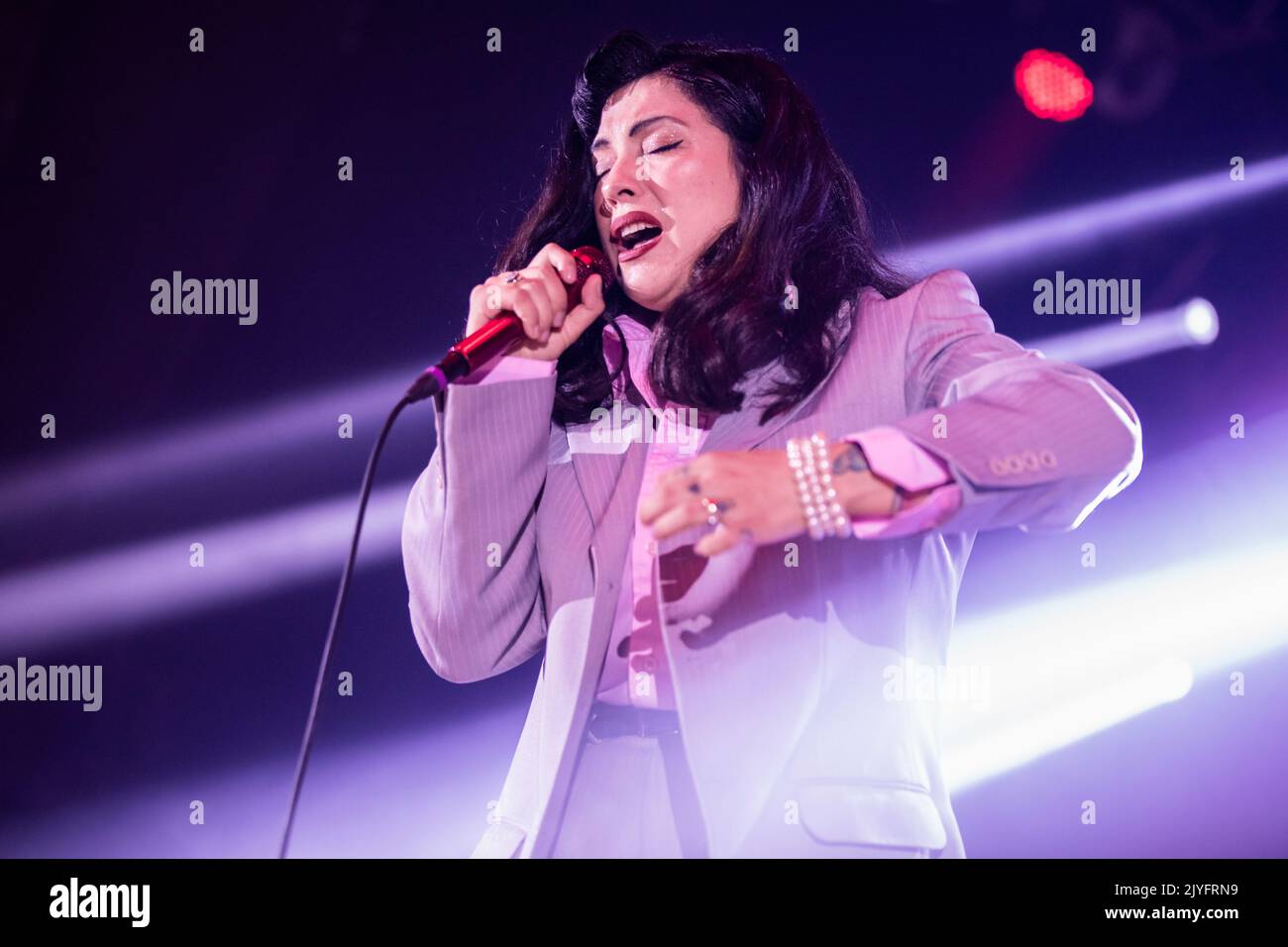 Barcelona, Spain. 2022.09.06. Mon Laferte singer perform on stage at ...