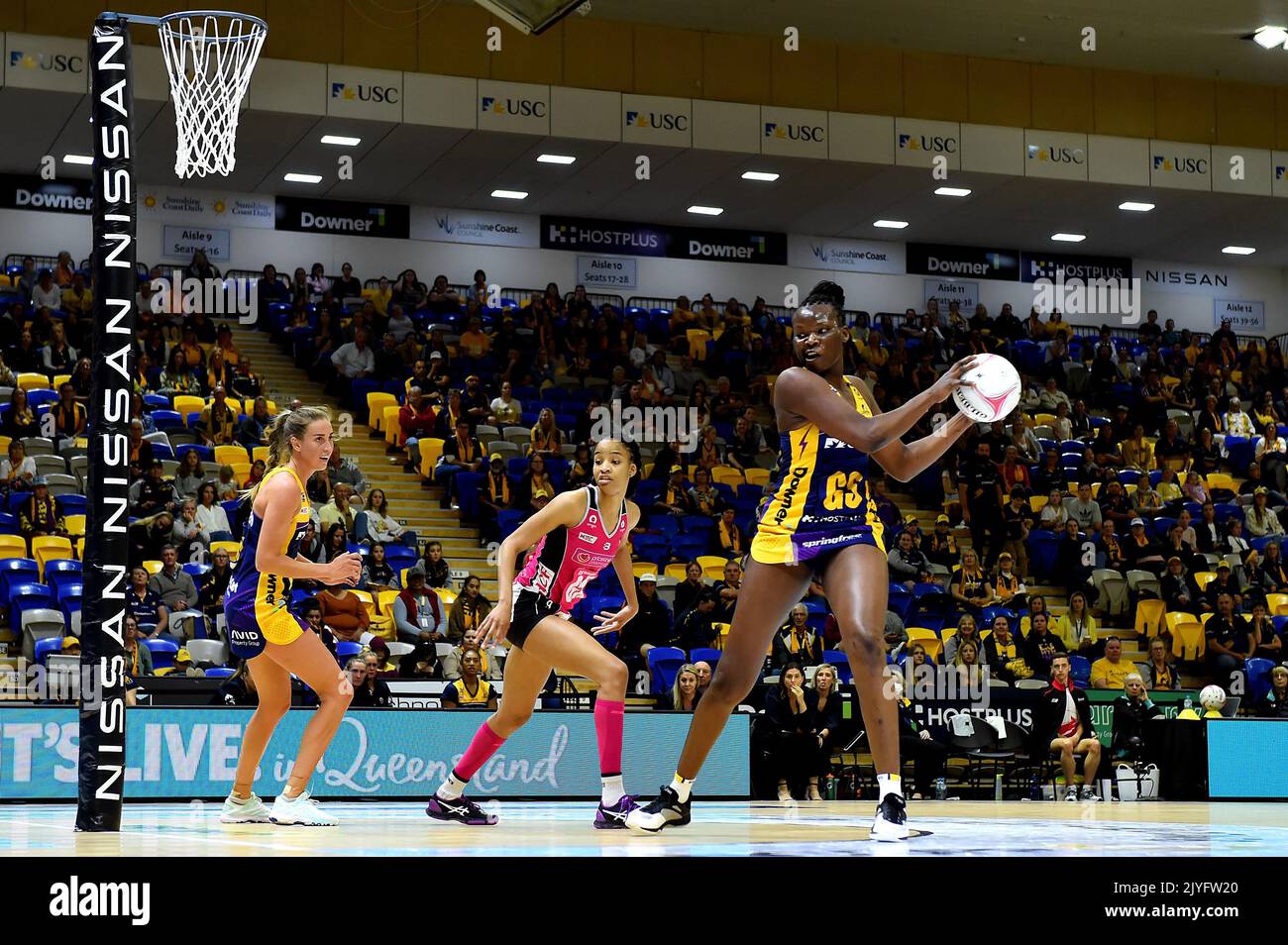 Peace Proscovia of the Lightning in action during the Round 6 Super ...
