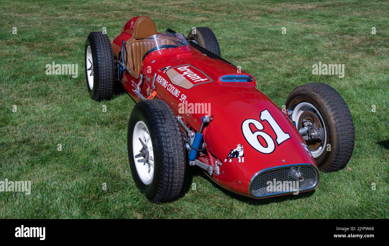 GROSSE POINTE SHORES, MI/USA - JUNE 19, 2022: A Kurtis-Offenhauser 1957 ...