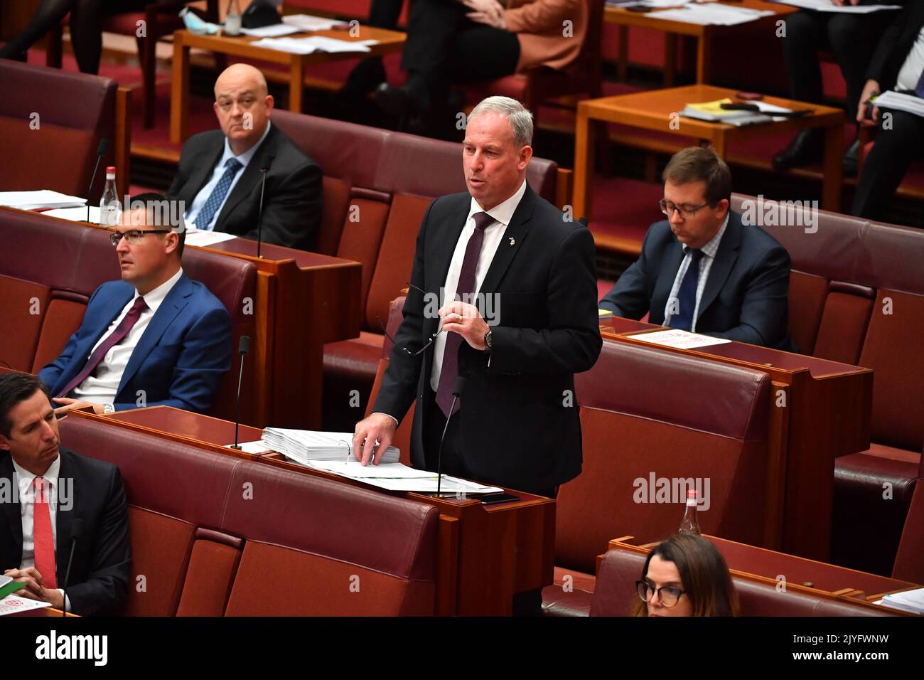 Minister for Aged Care Richard Colbeck during Question Time in the ...