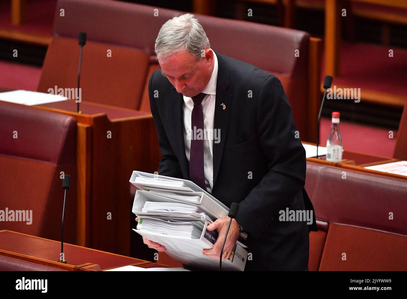 Minister for Aged Care Richard Colbeck leaves after Question Time in ...