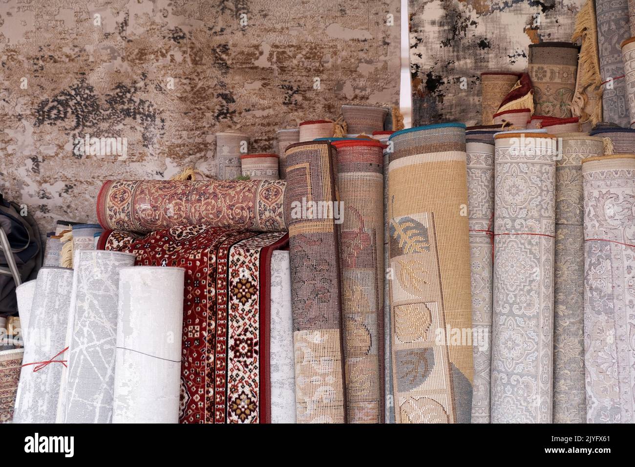 Rolled rugs hi-res stock photography and images - Alamy