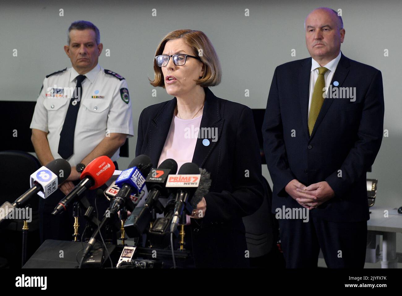 NSW Chief Health Officer Dr Kerry Chant addresses media at the State ...