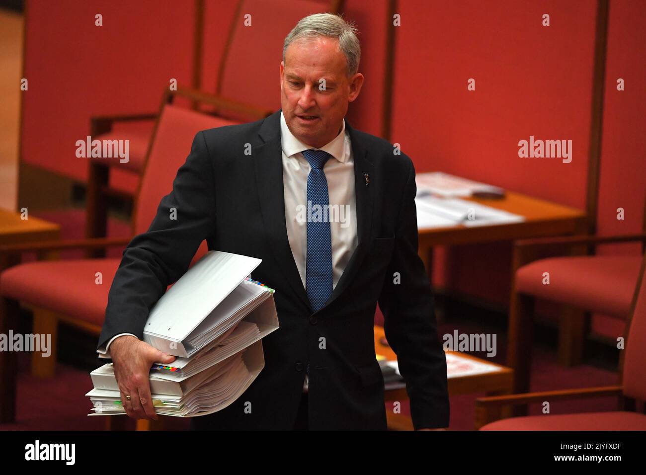 Minister for Aged Care Richard Colbeck arrives for Question Time in the ...
