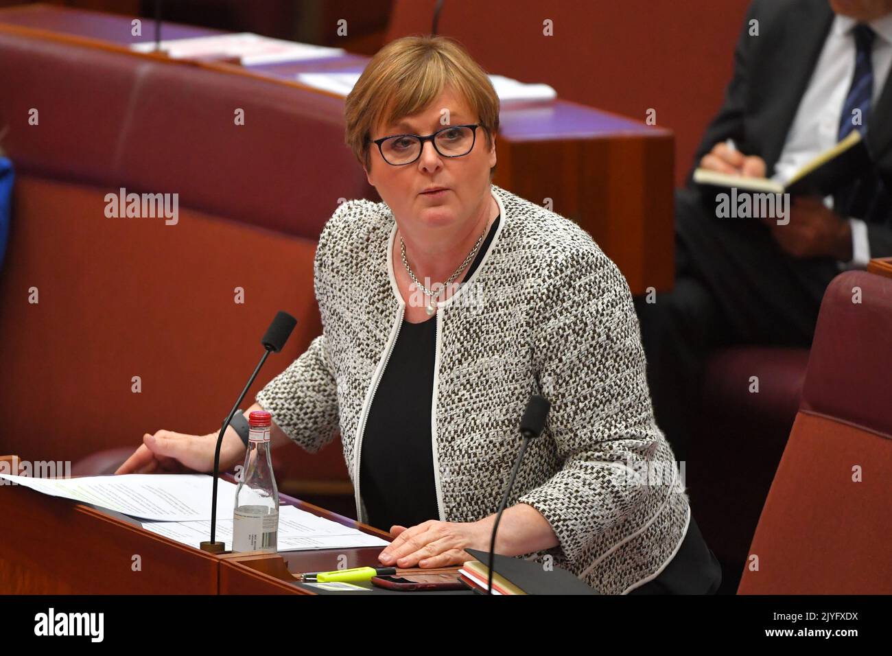 Minister for Defence Linda Reynolds during Question Time in the Senate ...