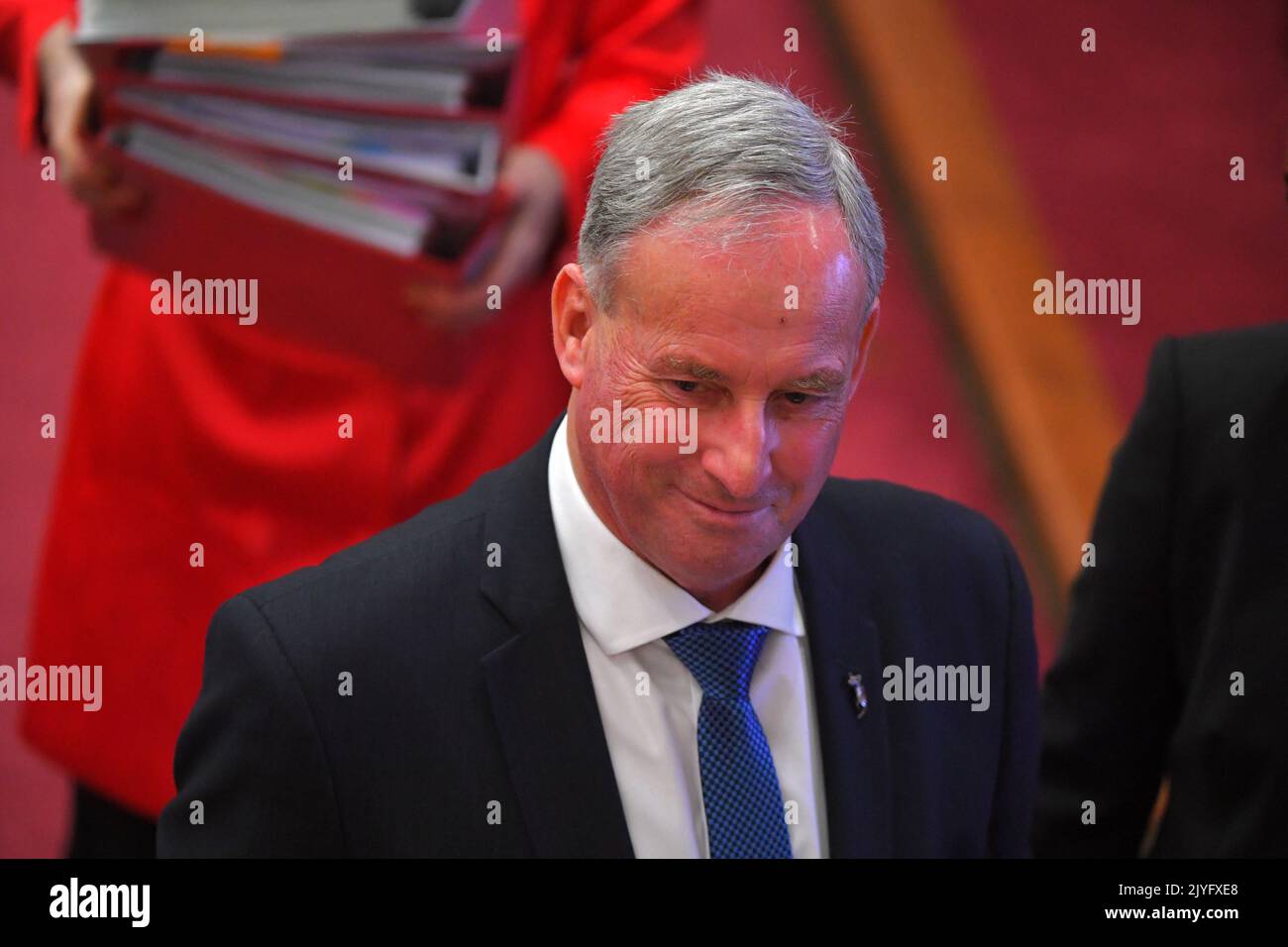 Minister for Aged Care Richard Colbeck leaves after Question Time in ...