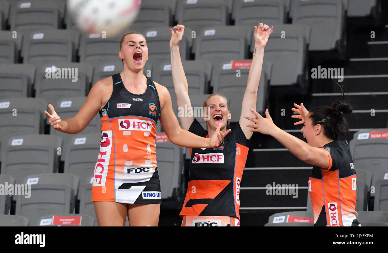 Matilda McDonell (left), April Brandley (centre) and Claire O'Brien ...
