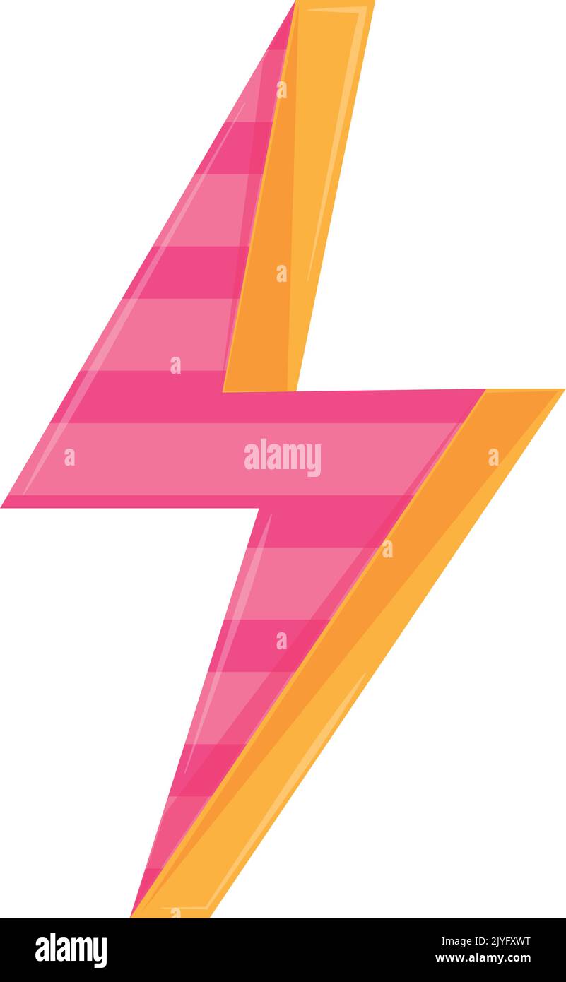 lightning 90s modern Stock Vector Image & Art - Alamy