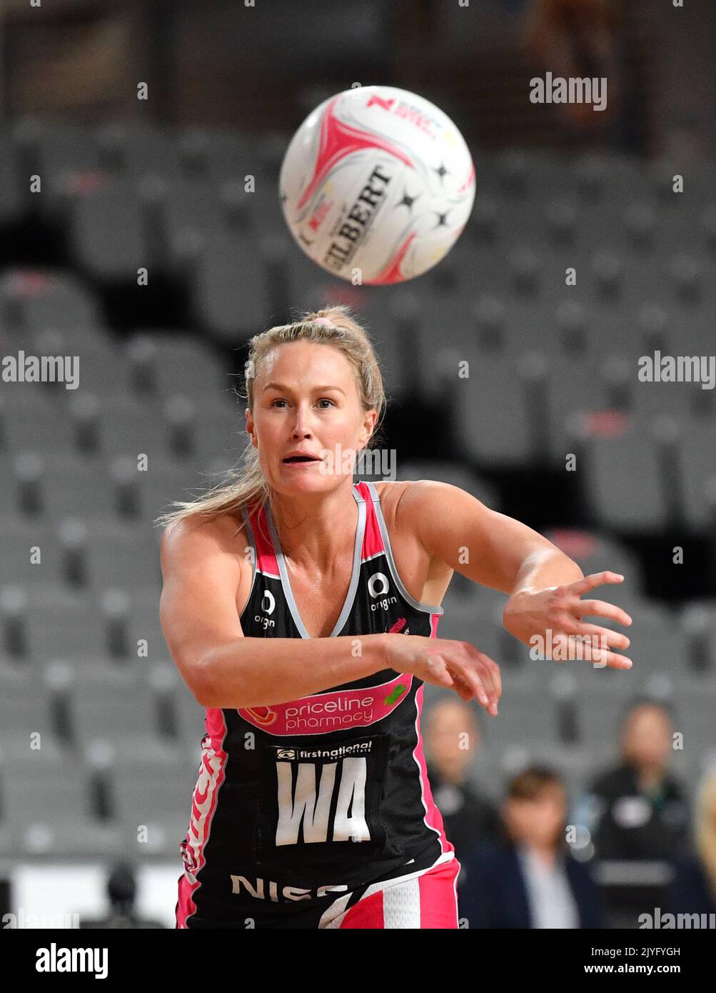 Chelsea Pitman of the Thunderbirds in action during the Round 7 Super ...