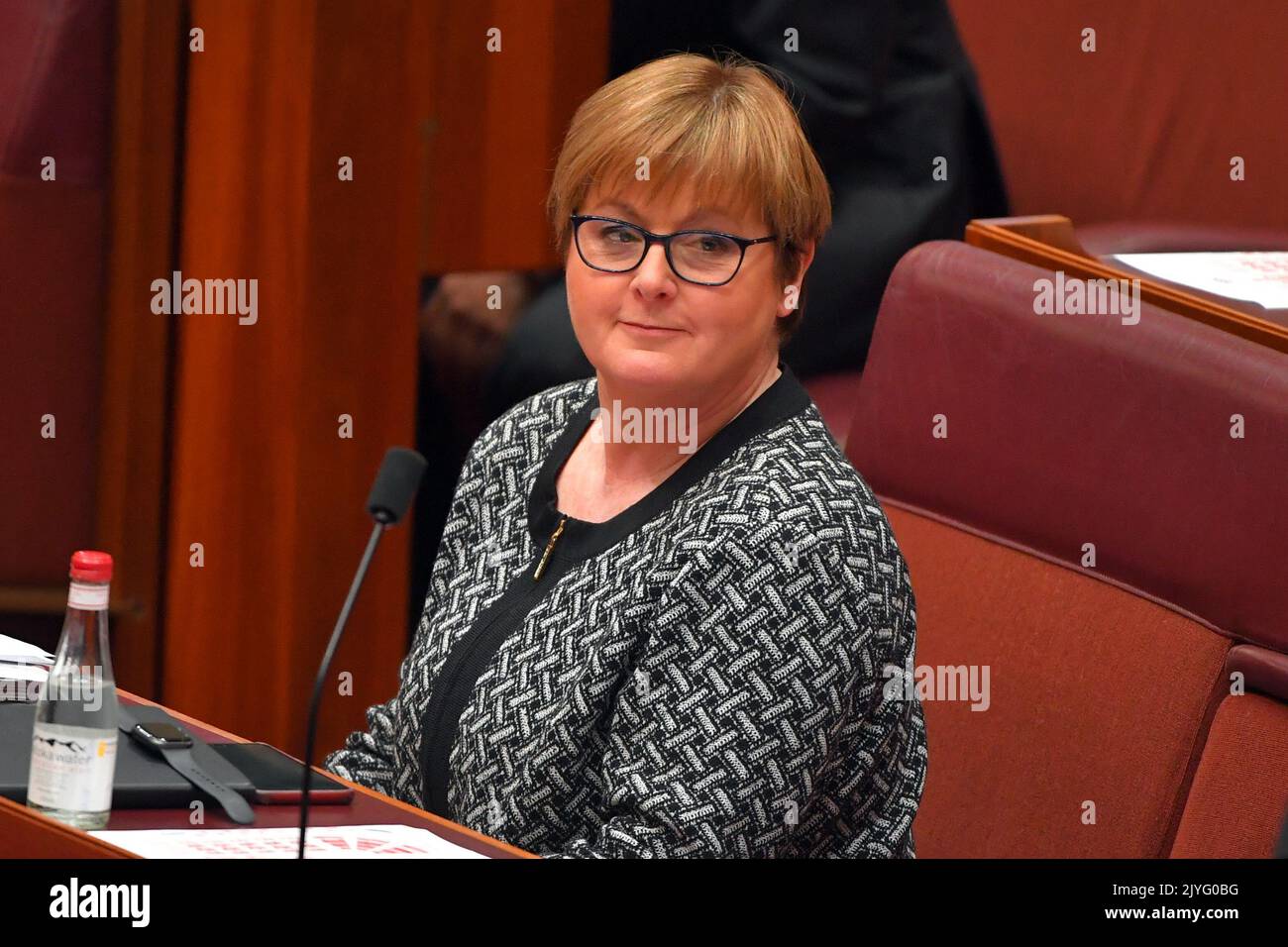 Minister for Defence Linda Reynolds during Question Time in the Senate ...