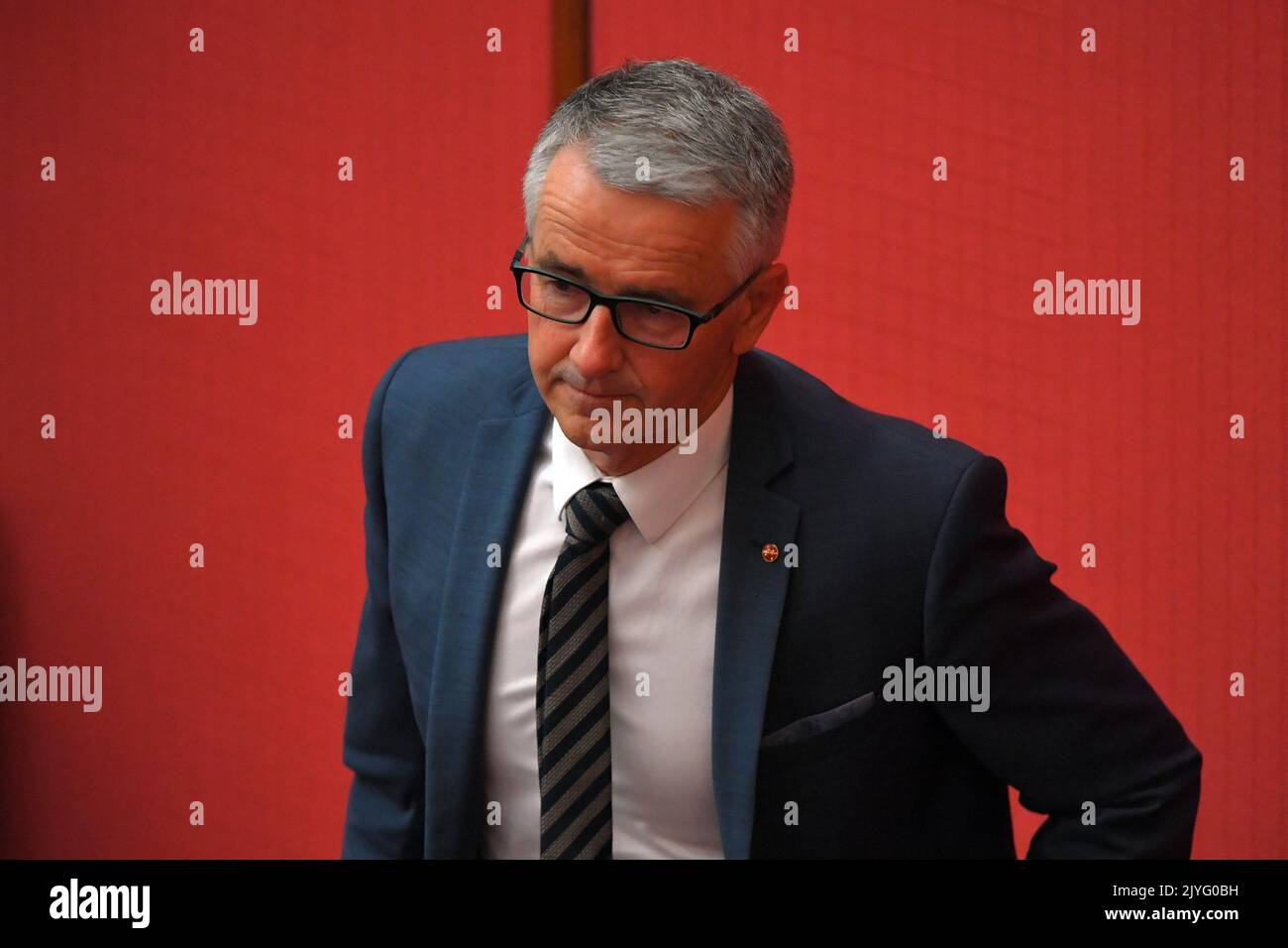 Liberal Senator Gerard Rennick during Question Time in the Senate ...
