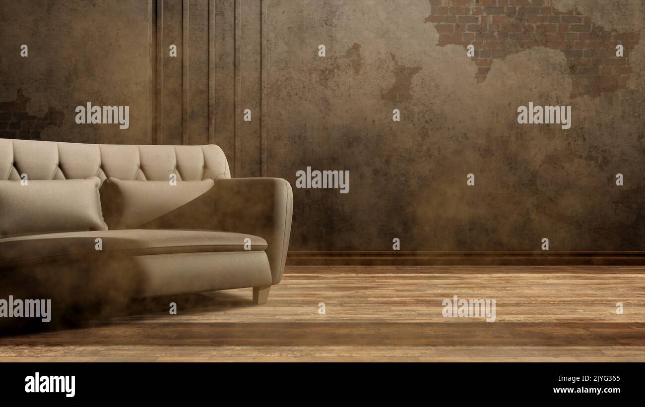 Old dusty couch antique hi-res stock photography and images - Alamy