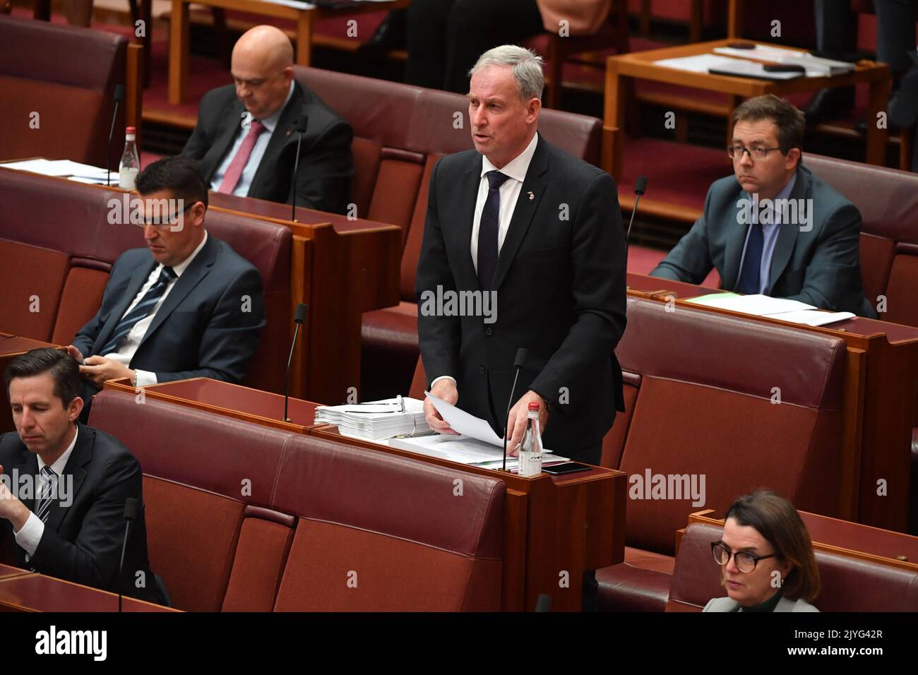 Minister for Aged Care Richard Colbeck during Question Time in the ...