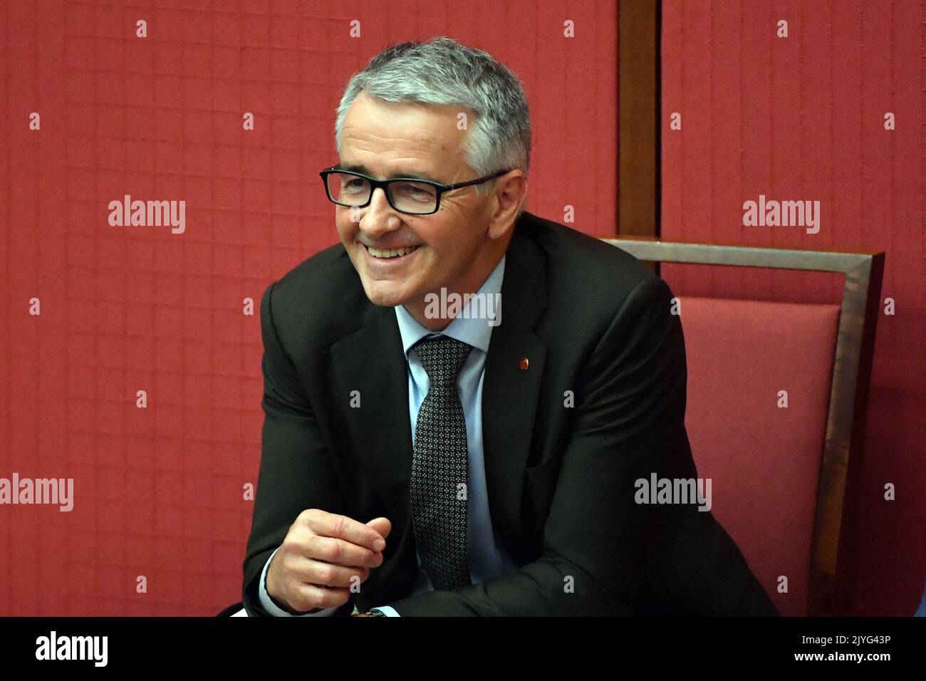 Liberal Senator Gerard Rennick during Question Time in the Senate ...