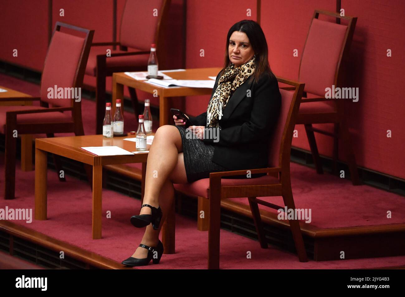 Jacqui Lambie Network Senator Jacqui Lambie during Question Time in the ...