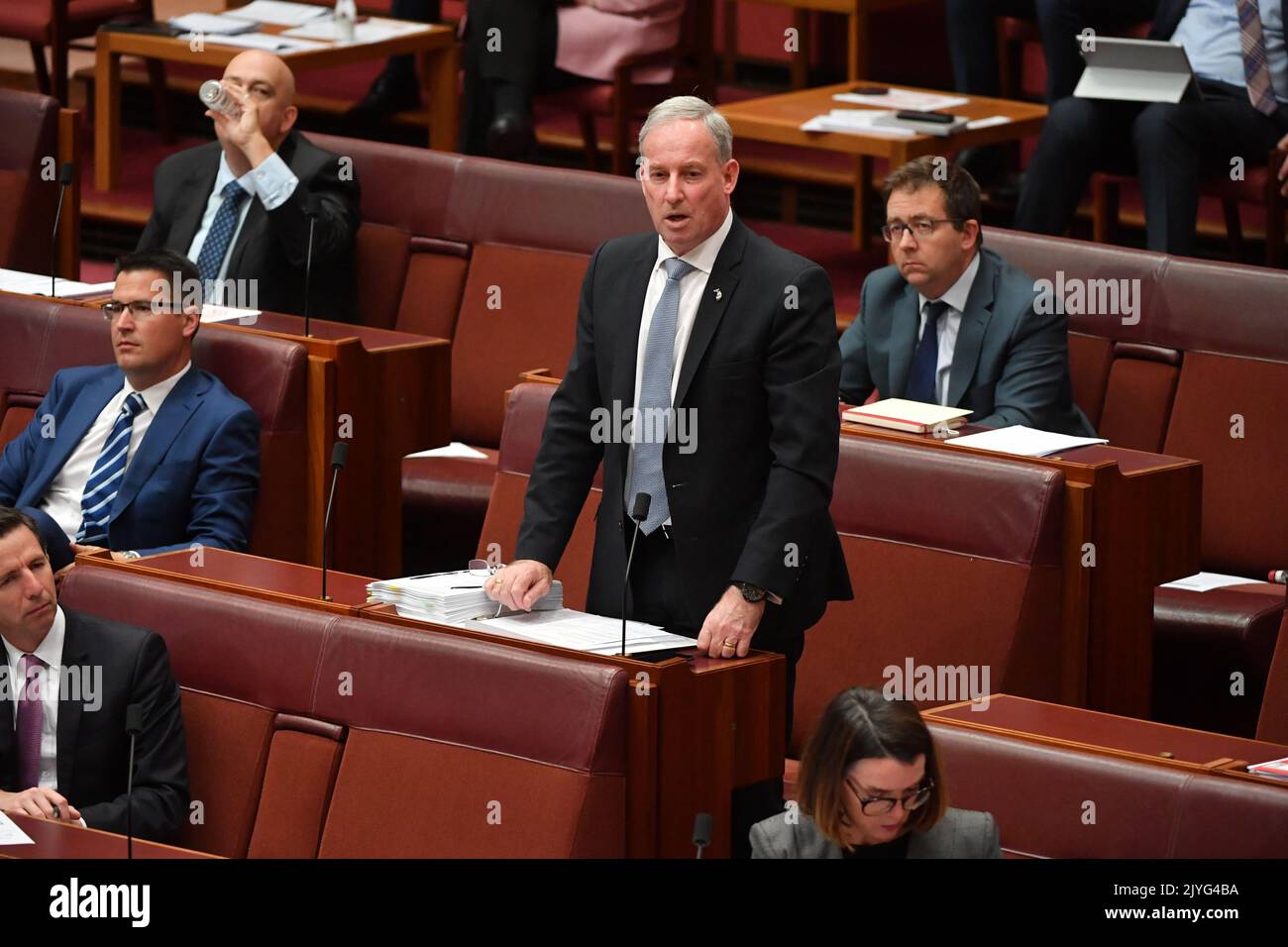 Minister for Aged Care Richard Colbeck during Question Time in the ...