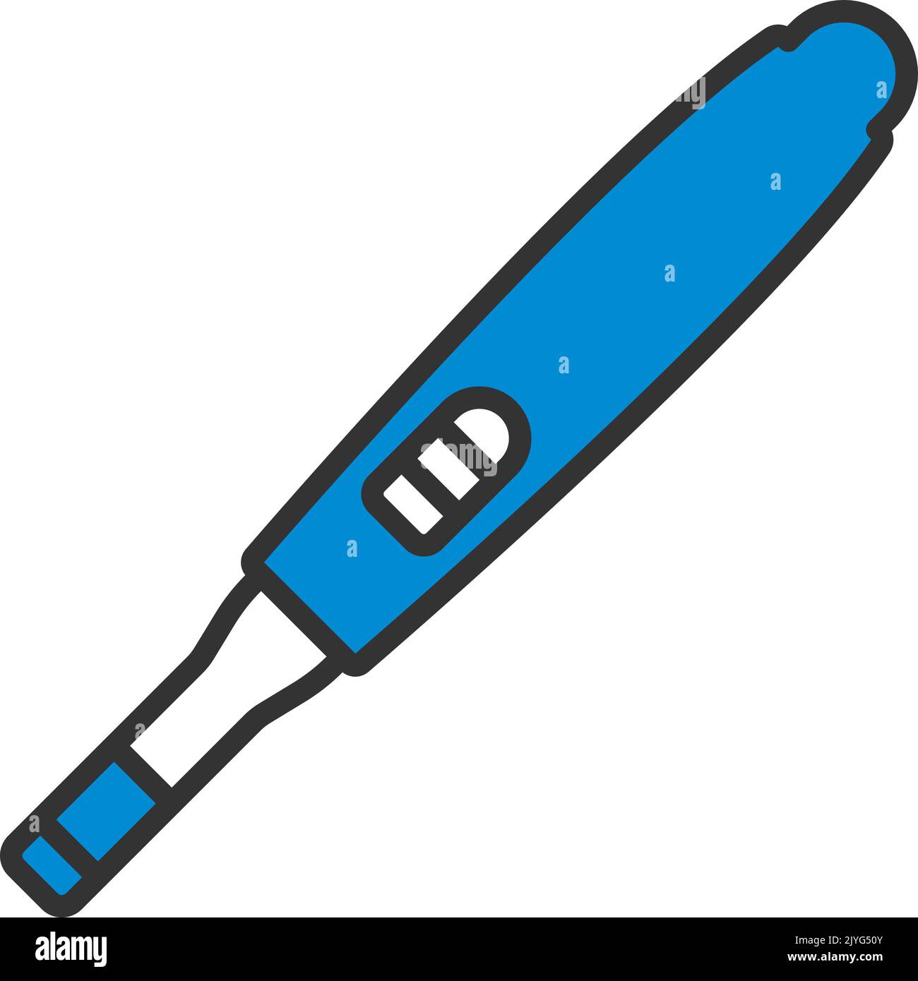 Pregnancy Test Icon. Editable Bold Outline With Color Fill Design ...