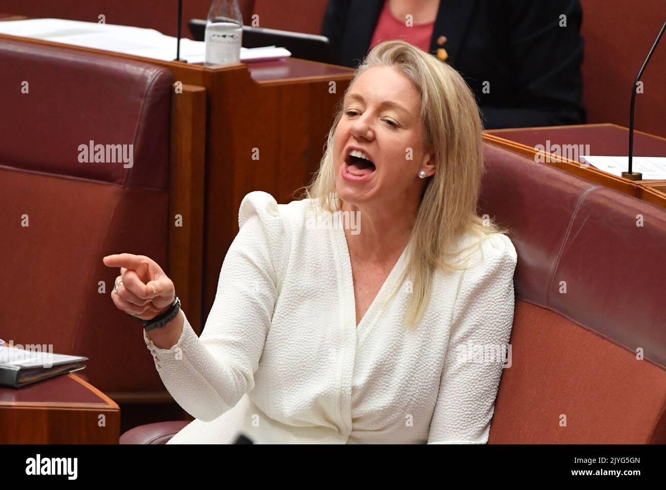 Nationals Senator Bridget McKenzie during Question Time in the Senate ...