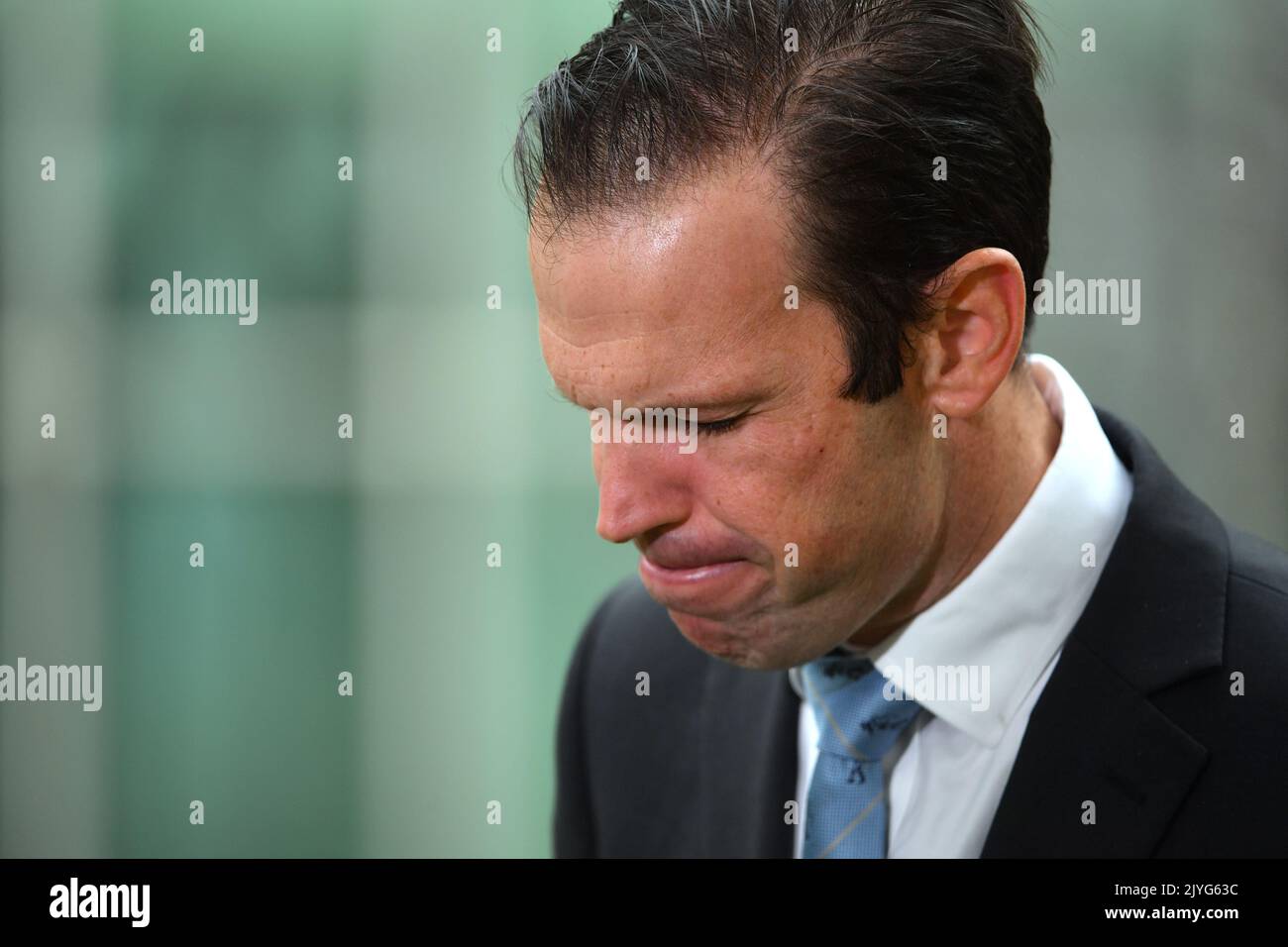 Nationals Senator Matt Canavan at a press conference at Parliament ...