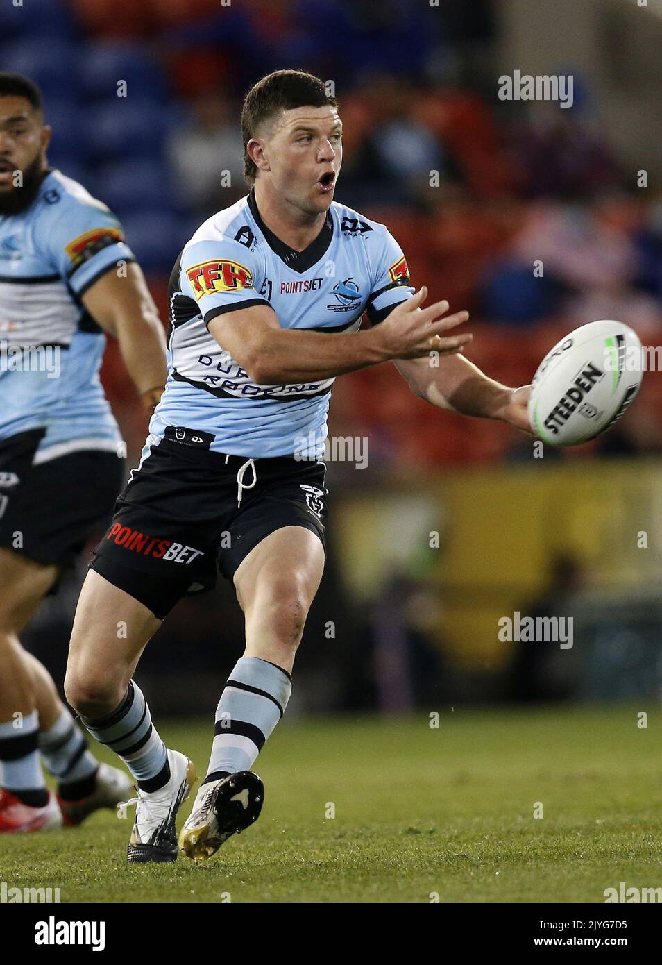 Chad Townsend of the Sharks during the Round 17 NRL match between the ...
