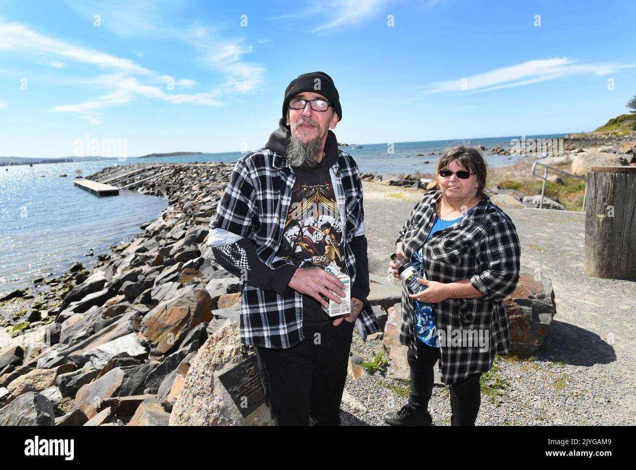 Ian Robinson, brother of Derek Robinson, with his wife Colleen Coulter ...