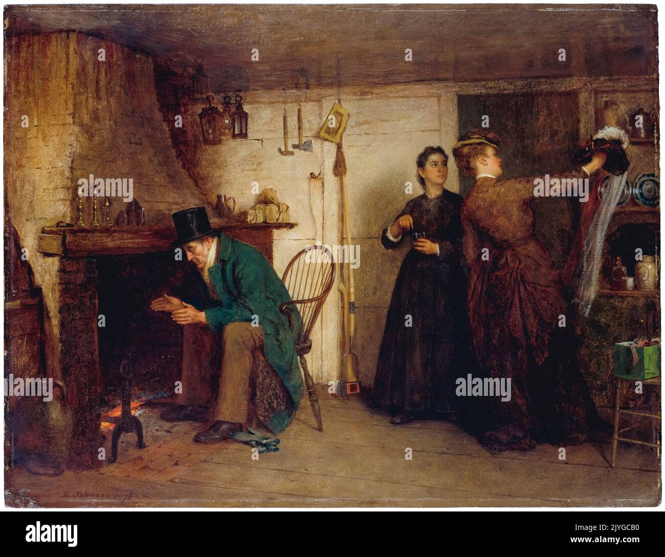 Eastman johnson paintings hi-res stock photography and images - Alamy