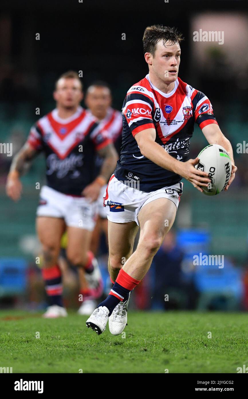 Luke Keary of the Roosters during the Round 18 NRL match between the ...