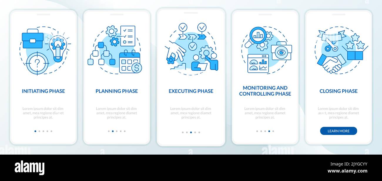 Project management tutorial Stock Vector Images - Alamy