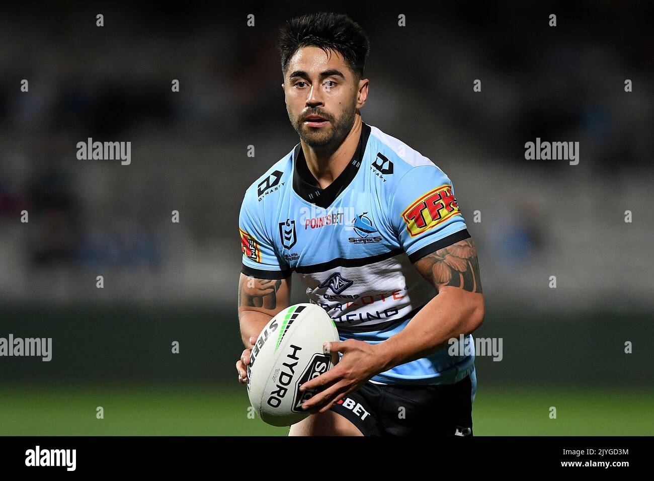 Shaun Johnson of the Sharks during the Round 18 NRL match between the ...