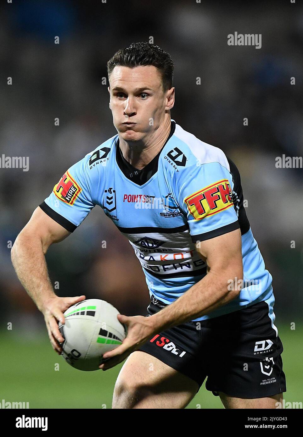 Connor Tracey of the Sharks during the Round 18 NRL match between the ...