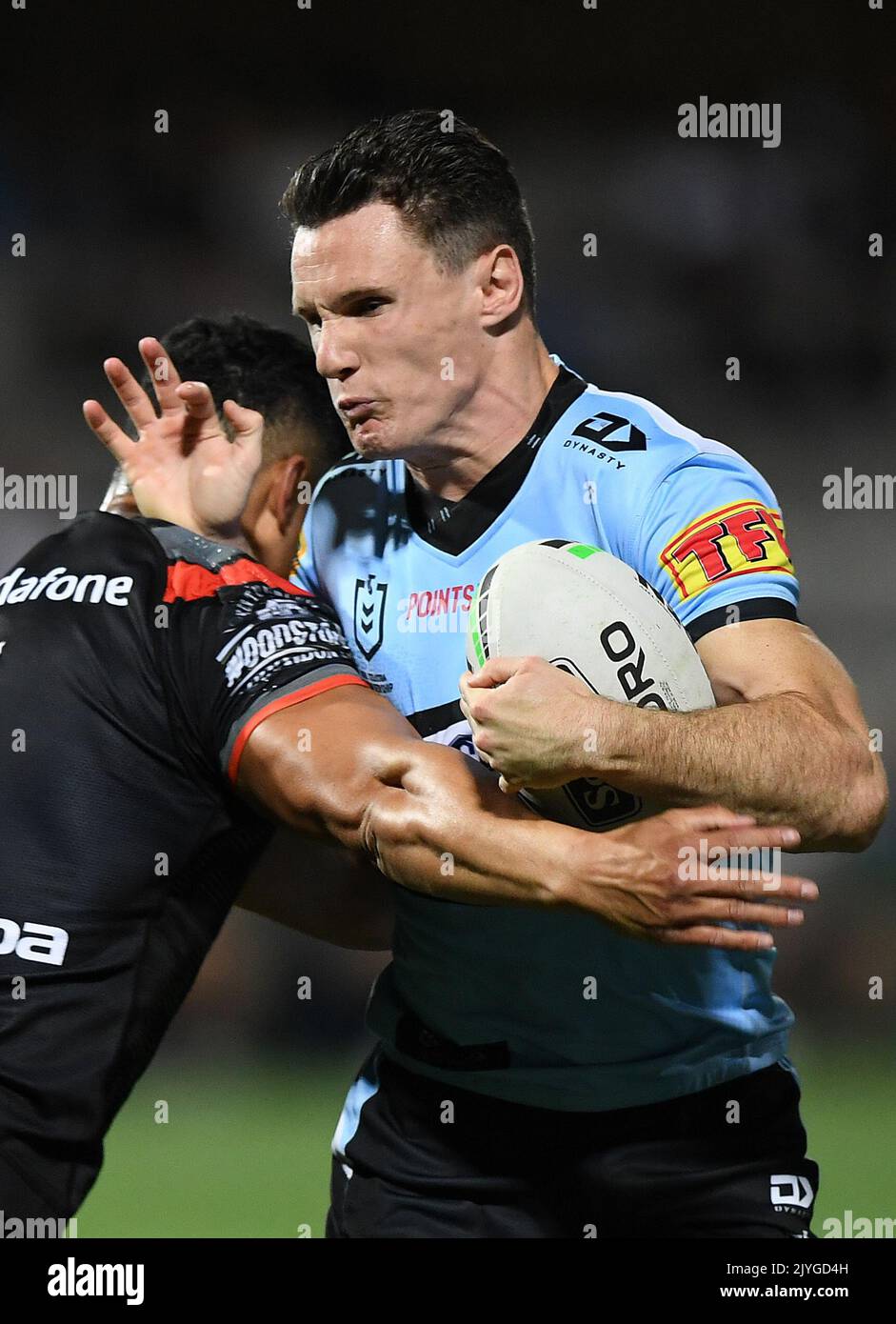 Connor Tracey of the Sharks during the Round 18 NRL match between the ...