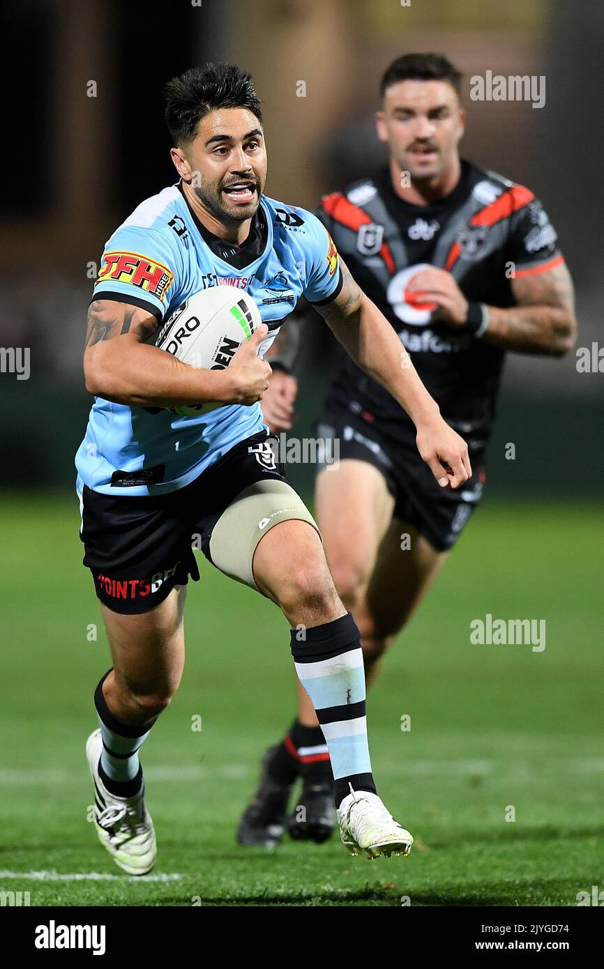 Shaun Johnson of the Sharks during the Round 18 NRL match between the ...