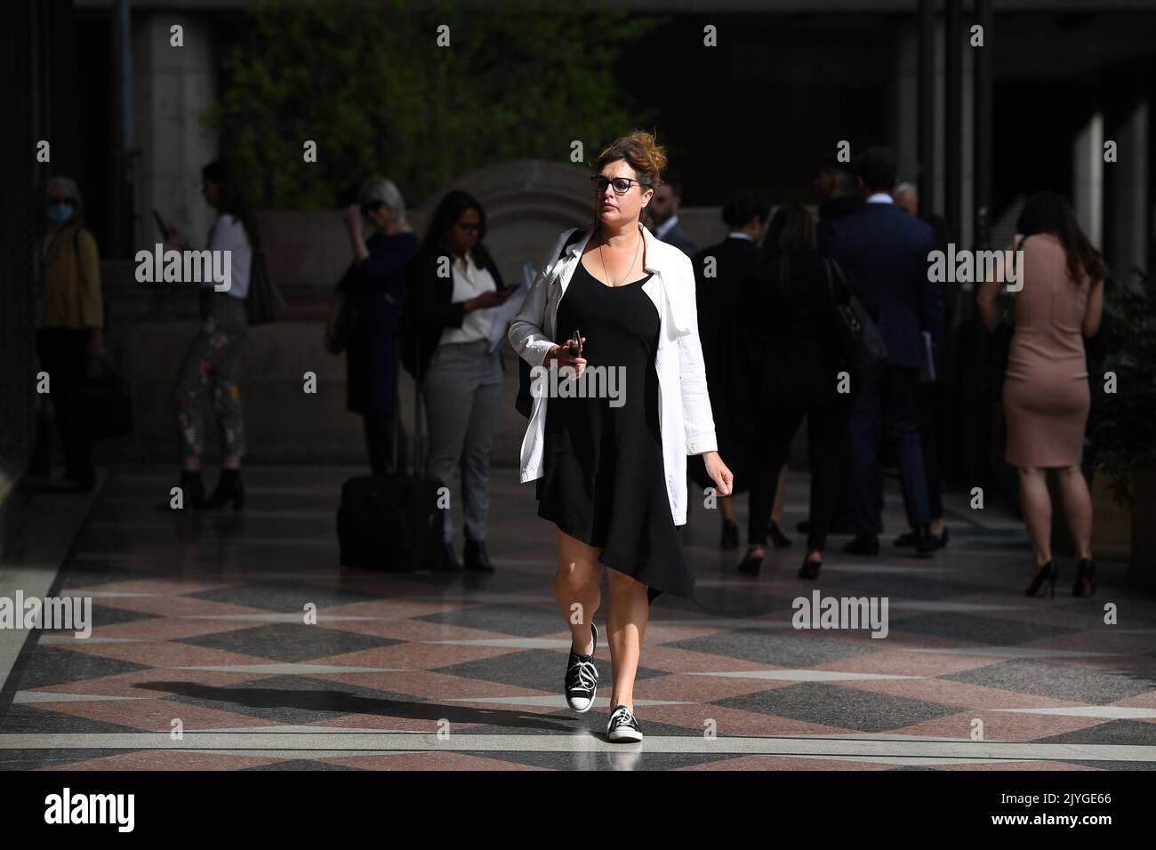 Tziporah Atarah Malkah, also know as Kate Fischer, arrives at the ...