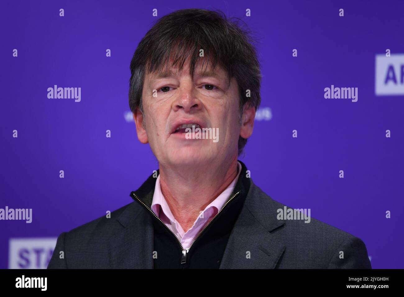 Luke Donnellan MP addresses the media during a press conference in ...