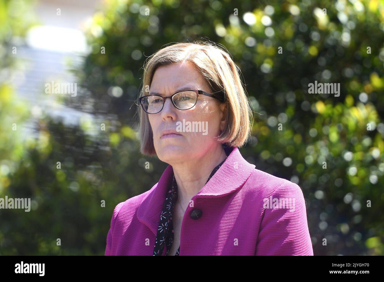 NSW Chief Health Officer Dr Kerry Chant addresses media during a COVID ...